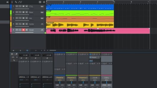 Studio One の使い方(初心者向け)Part8 マイク録音 歌録り